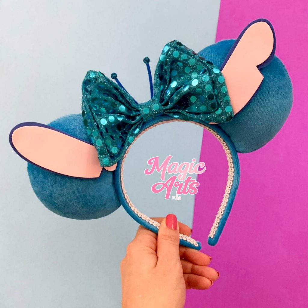 Tiara da Minnie Stitch – Magic Arts By Lu – Artesanato feito com amor e ...